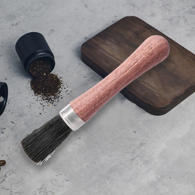 KAFFEE PINSEL REINIGEN Anpassen Arbeitsplatz Holzgriff Universelle ...