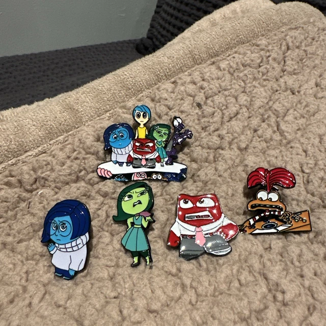 DISNEY PIN INSIDE Out 2 Disneyland Hard Enamel Pin of 5 Pins £13.68 ...