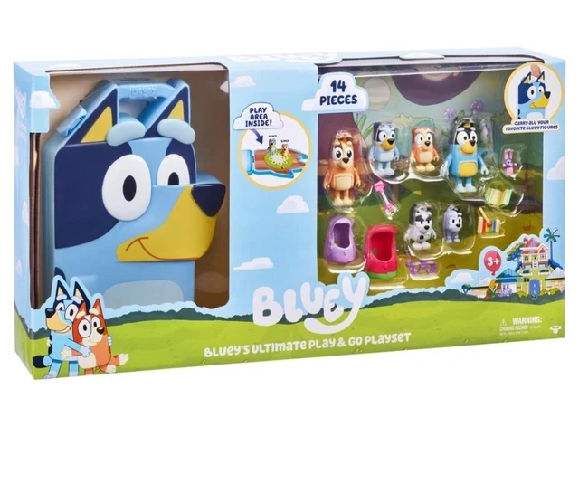 BLUEY'S ULTIMATE PLAY and Go Collector Case Playset NEW £40.99 ...