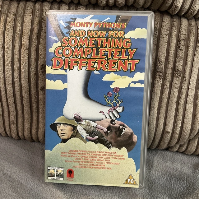 VINTAGE MONTY PYTHON VHS Tape And Now For Something Completely ...