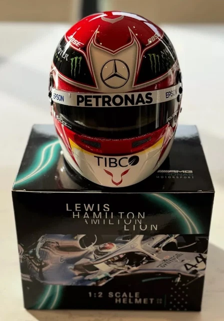 LEWIS HAMILTON 2019 1/2 Scale Mercedes AMG Petronas F1 Helmet £312.71 ...
