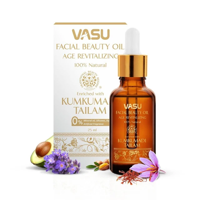 VASU FACIAL BEAUTY Oil - Enriched with Kumkumadi Tailam -Age ...