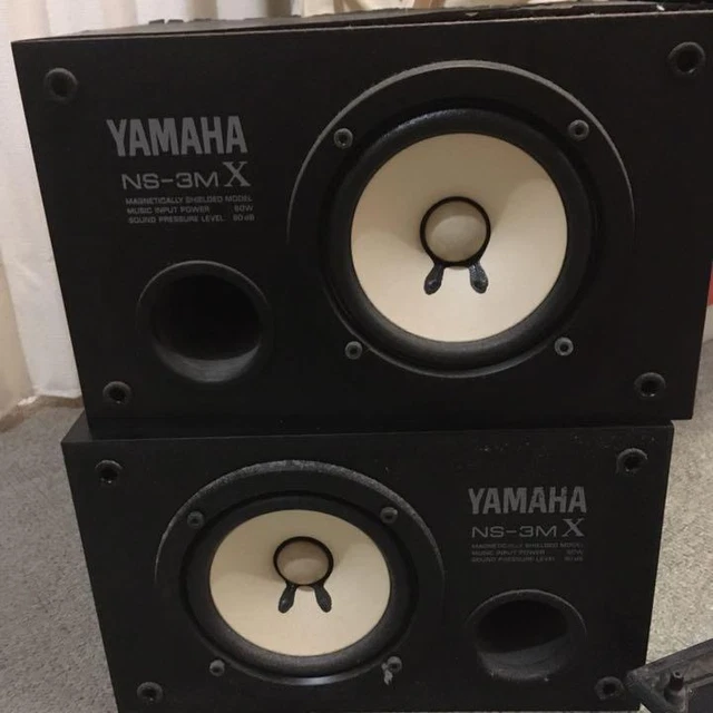 [USED] YAMAHA FULL Range Speaker NS-3MX Pair set Black F/S DHL/FedEx ...