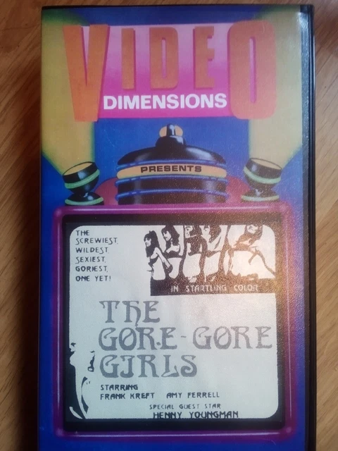 THE GORE GORE Girls VHS H.G. Lewis £31.96 - PicClick UK
