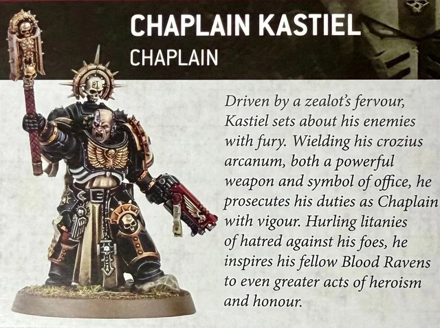 WARHAMMER 40K CHAPLAIN Sprue Honored of the Chapter/Dawn of War ...