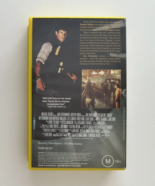 DAYLIGHT [VHS] CIC Big Box Ex-Rental Video Tape Stallone Action 1996 ...