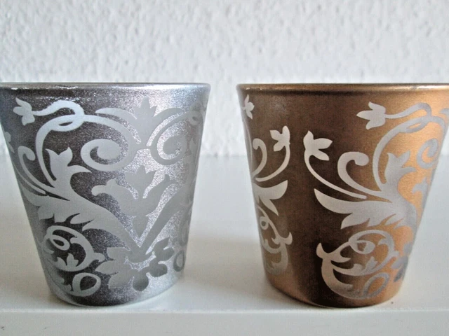 TEELICHTHALTER KERZENSTÄNDER 6,5X6CM GLAS WINDLICHT AUSWAHL Dekor Oster Wohndeko EUR 1,69 ...