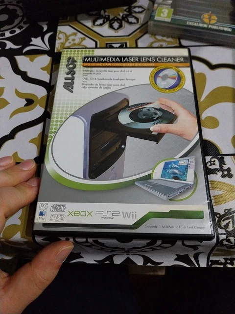 MULTIMEDIA LASER LENS Cleaner Allsop Dvd Pulire Lente Lettore EUR 8,00 ...