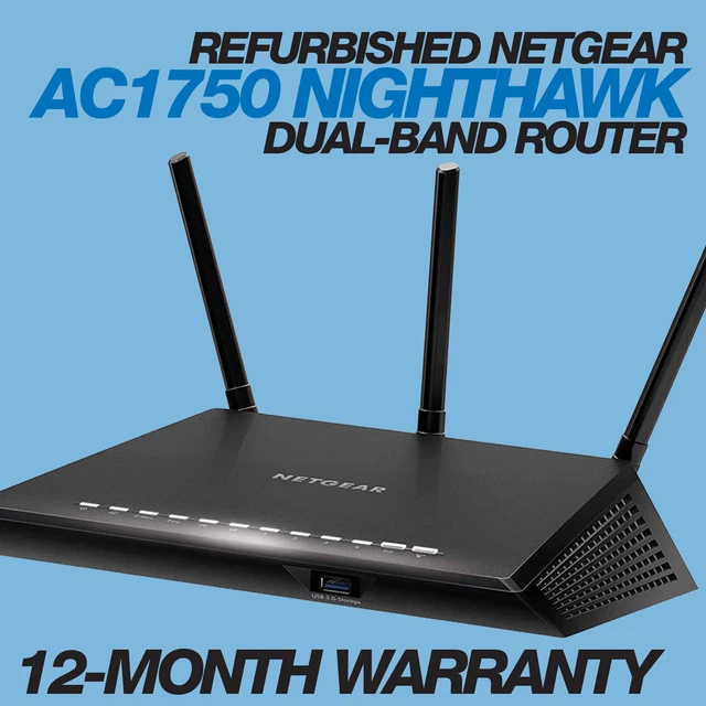 NETGEAR R6400V2 NIGHTHAWK AC1750 Dual-Band Smart Wi-Fi Router | Gigabit ...