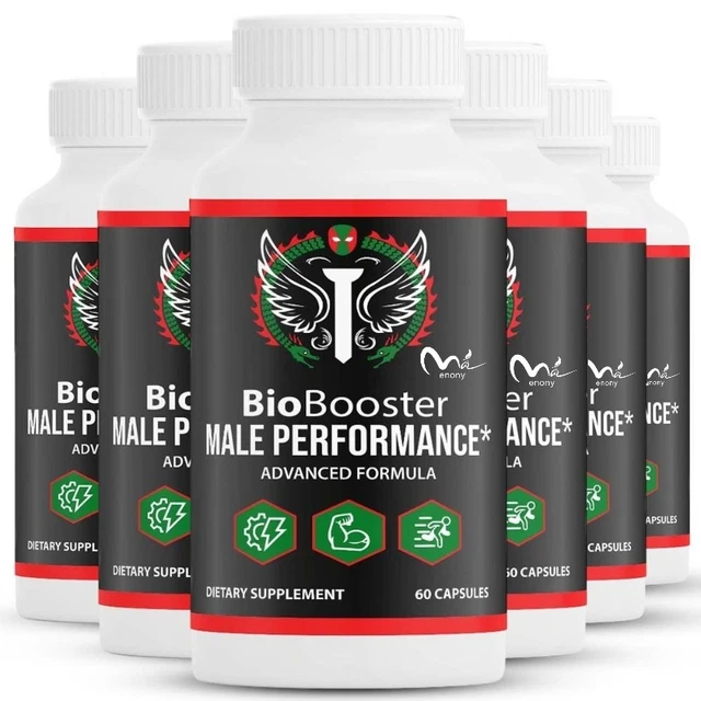 (6 PACK) BIOBOOSTER Testo Booster for Men, Bio Booster Performance + ed ...
