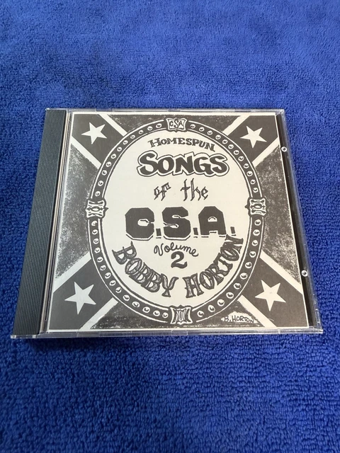 BOBBY HORTON HOMESPUN Songs of the CSA Vol 2 CD Civil War Music £13.32 ...