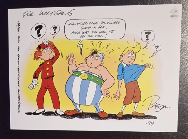 BIGLIETTO AUTOGRAFO OPEN Day 2024 mosaico Abrafaxe di Andreas Pasda EUR ...