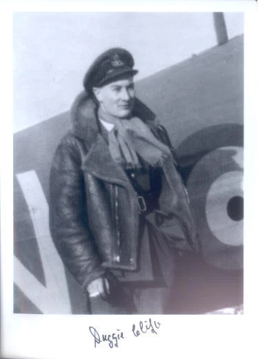 WWII WW2 BOB RAF Spitfire Battle of Britain pilot JONES cockpit signed ...