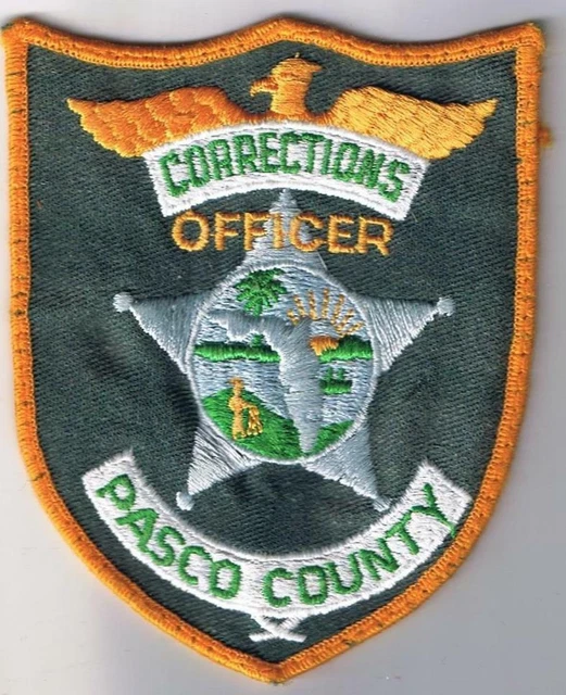 VINTAGE FLORIDA PATCH Pasco County Corrections Officer $9.99 - PicClick CA
