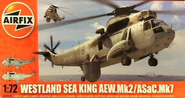 AIRFIX 1:72 WESTLAND SEA King AEW.Mk2/ ASaC.Mk7 Helicopter Model Kit # ...