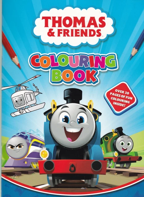 THOMAS THE TANK Engine Colouring Book, A4 30+ Pages, Brand New 3+ £3.95 ...