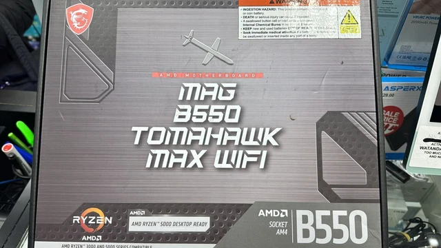MSI MAG B550 Tomahawk Max WiFi Motherboard Socket AM4 AMD Ryzen 5000 ...