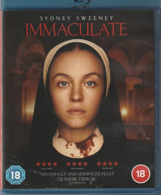 IMMACULATE [18] BLU-RAY Gothic Horror Sydney Sweeney, Michael Mohan ...