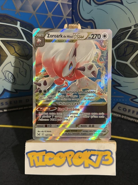 CARTE POKÉMON Zoroark de Hisui VSTAR 147/196 EB11 Origine Perdue FR EUR 5,00 - PicClick FR