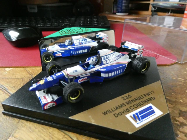 HERITAGE WILLIAMS RENAULT FW17 F1 Car -David Coultard - diecast 1/43 £6 ...