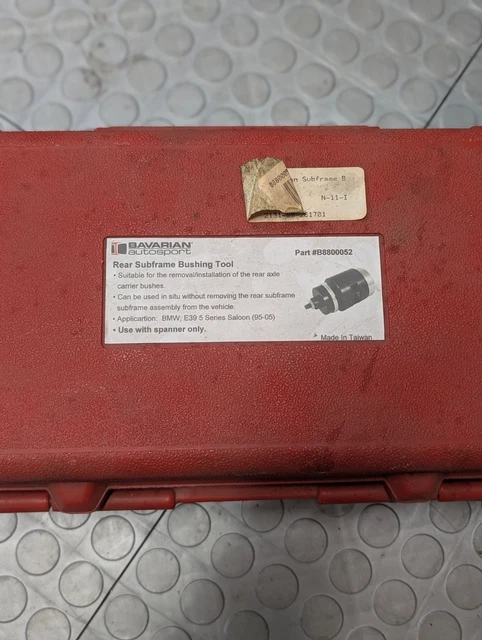 BAVAUTO SUBFRAME BUSHING Tool for BMW E39 5-Series Sedan | NEW | Never ...