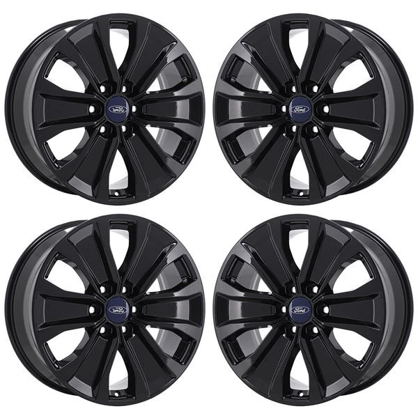 20& FORD F150 Gloss Black Exchange Wheels Rims Factory Oem 10173 2018 ...