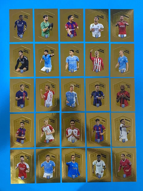 PANINI FIGURES STICKERS FIFA 365 2024 My Golden Team 2024 of your ...