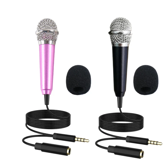 SMALL ASMR MICROPHONE Compact Vlogging Microphone Speaker Amplifier For ...