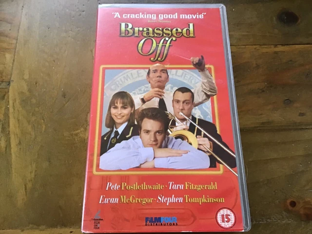 BRASSED OFF VHS Video Movie Cassette - Ewan McGregor - Musical Comedy ...