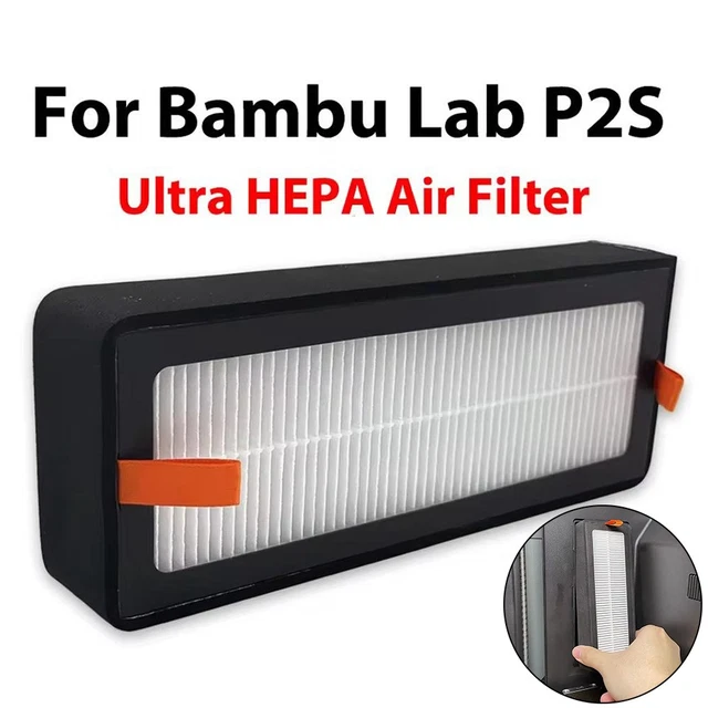 FOR BAMBU LAB P2S/P2SC/P2 3D printer HEPA 13 + Activated Carbon Combo ...