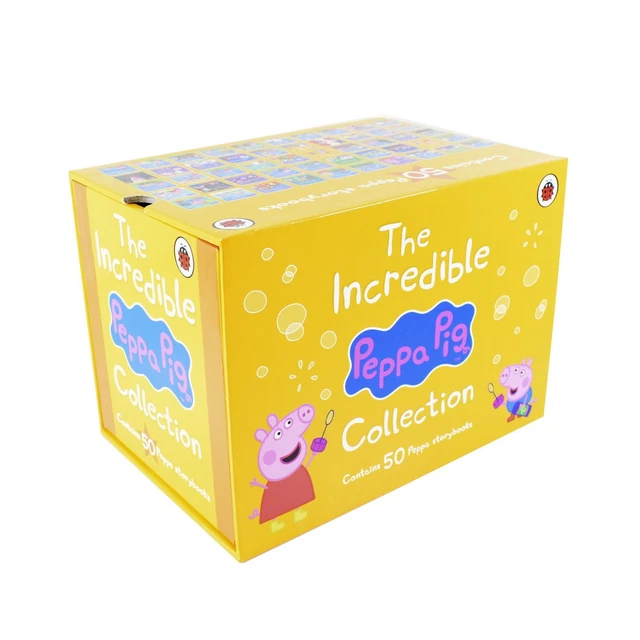 THE INCREDIBLE PEPPA Pig Collection 50 Books Box Set By Ladybird - Ages ...