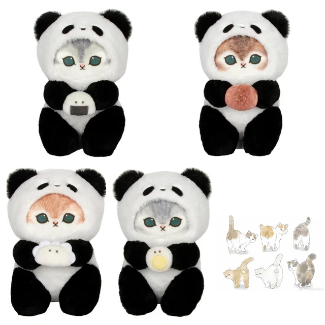 AUTHENTIC MOFUSAND CAT Fushandi Panda Plush Toy Cute Cartoon Stuffed ...