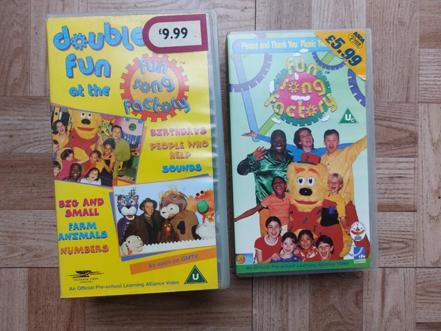 2 X VHS: Double The Fun At The Fun Song Factory & Please And Thank You ...