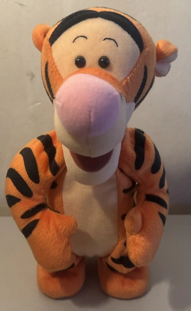 DISNEY WINNIE THE Pooh Bouncing Talking Jumping Tigger 12" Mattel ...