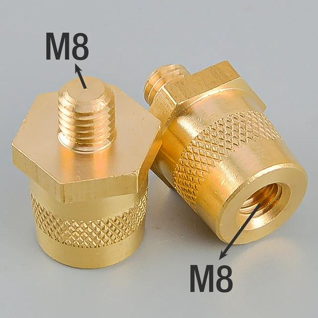 BATTERY POLE ADAPTER Terminal Connector Fittings M8 Thread Post ...