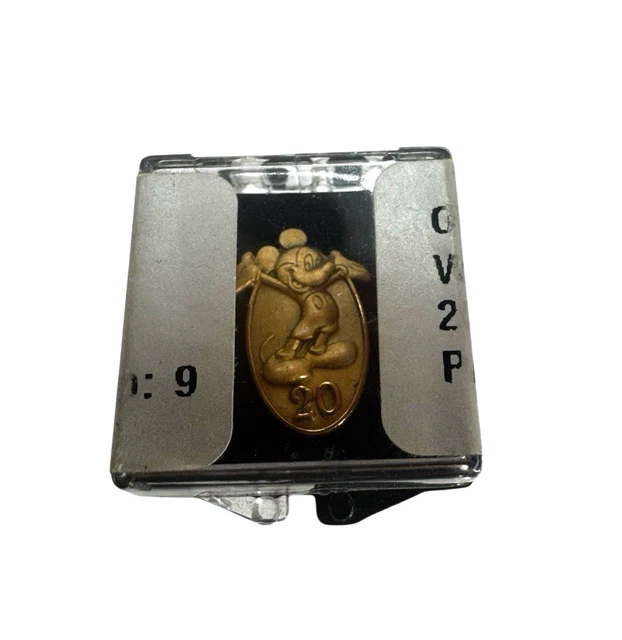 [RARE] DISNEY 20 Years of Service Cast Pin/Pins Award Pin Mickey Mouse ...