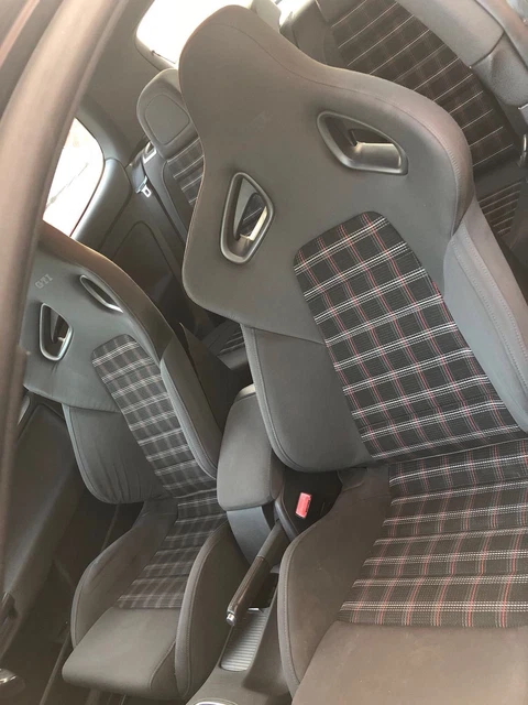 VW GOLF GTI RECARO WINGBACK BUCKET SEATS R32 Mk5 Mk6 Sciroco Pair £ ...