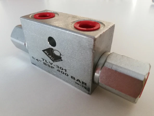 HYDRAULIK SPERRVENTIL SPERRBLOCK entsperrbares Rückschlagventil ...