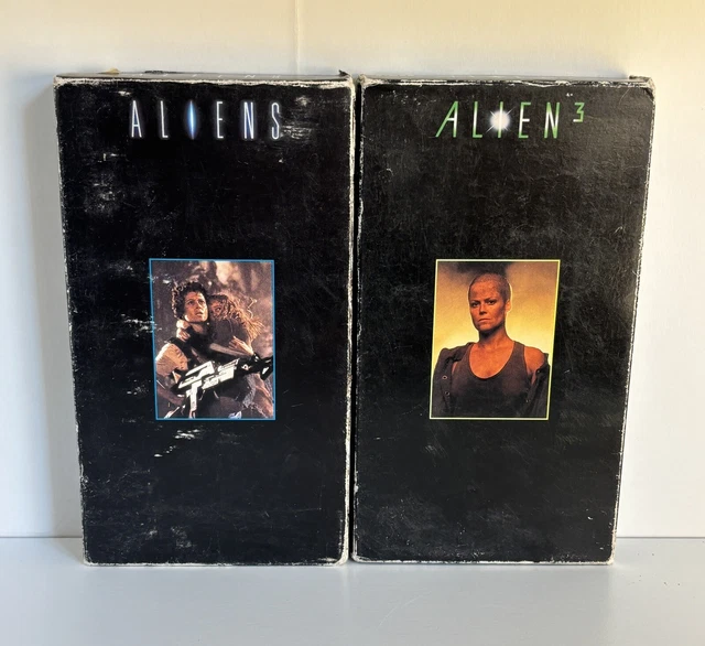 ALIEN TRILOGY VHS Box Set 1993 Fox Video Movie Tapes - Aliens, Alien 3 ...