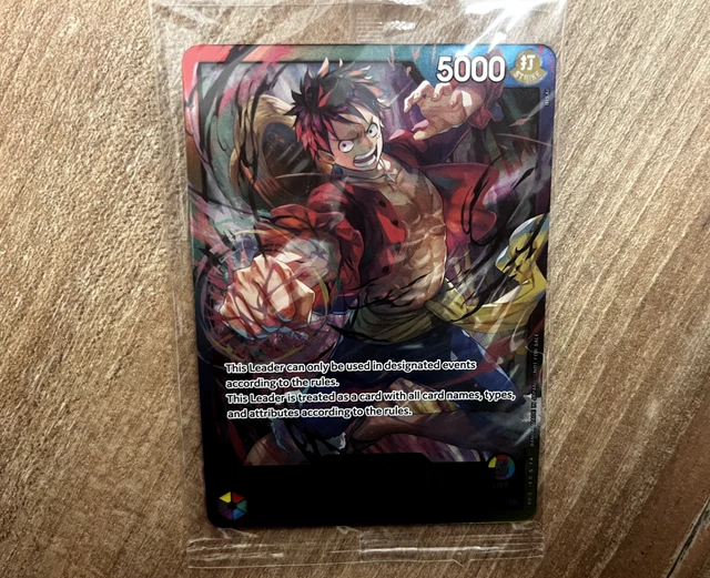 MONKEY. D. LUFFY P-L Multicolor Leader PROMO Packs Battle Card SEALED EUR 8,90 - PicClick IT