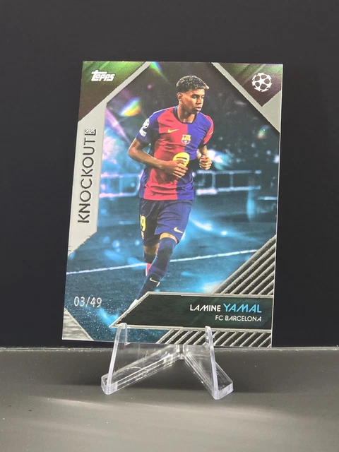 TOPPS KNOCKOUT LAMINE Yamal /49 FC Barcelona 2024-25 EUR 119,00 - PicClick FR