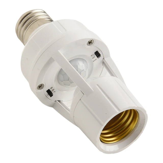 E27 PIR SENSOR Adapter for Motion Activated LED Light Switch and ...
