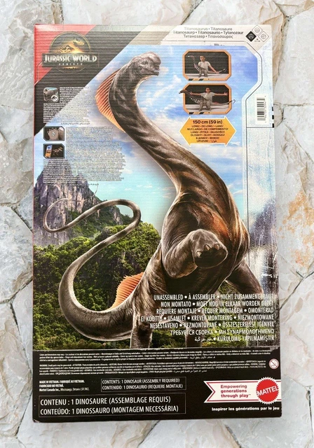 JURASSIC WORLD REBIRTH Super Colossal Titanosaurus 150 Cm !! EUR 155,00 ...
