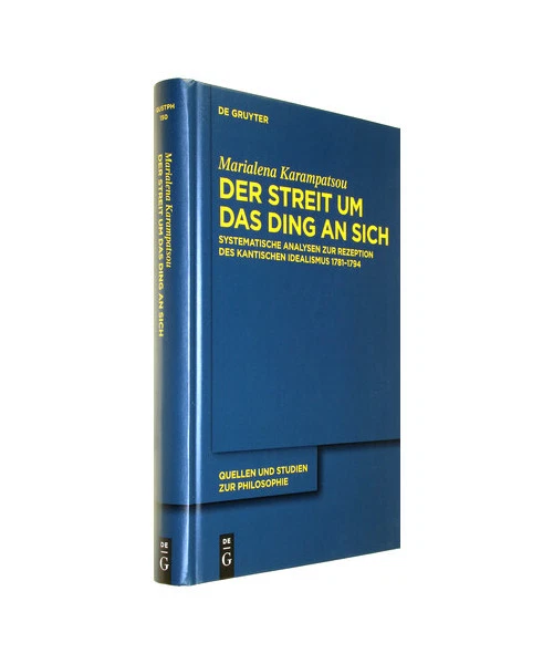 DER STREIT UM das Ding an sich: Systematische Analysen zur Rezeption ...