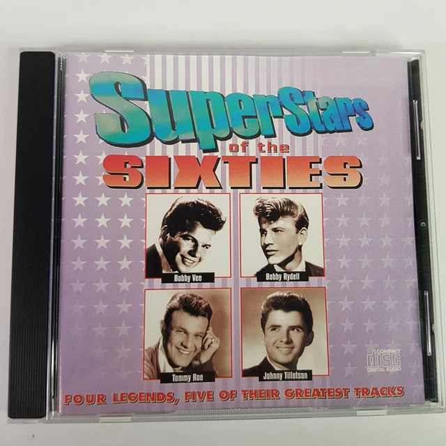 SUPER STARS OF The Sixties Bobby Vee Rydell Tommy Roe Tillotson 1997 ...