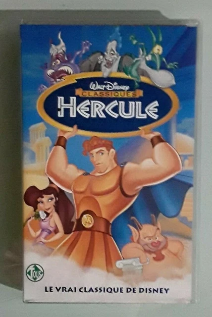 TOUS DISNEY HERCULE hercules animated VHS VIDEOTAPE pal format french ...