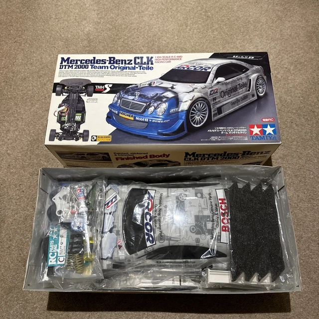 TAMIYA TA04-S RC 1/10 Mercedes Benz CLK DTM 2000 Kit finished Body ...