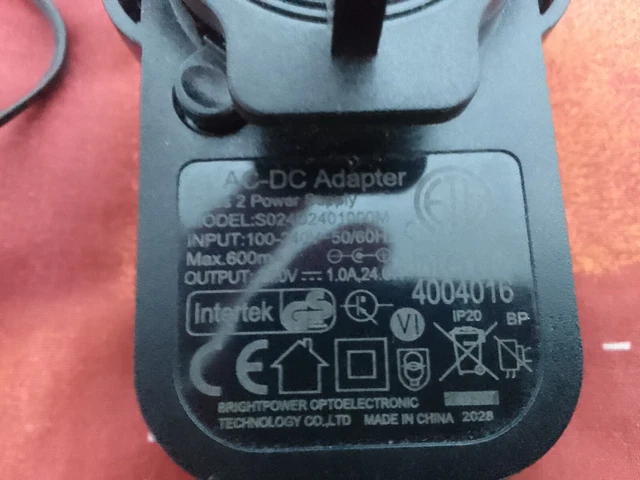 BRAND NEW INTERTEK 24V Class 2 Power Supply Ac-Dc Adapter - Free ...
