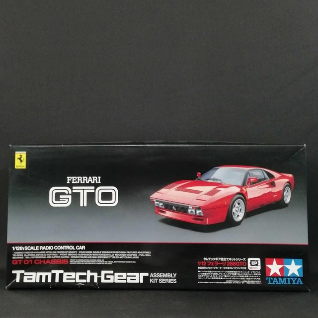 TAMIYA FERRARI 288 GTO TamTech Gear 1/12 Scale Electric RC Car Kit £312 ...