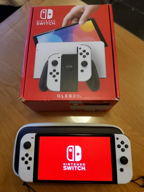 NINTENDO SWITCH OLED Model HEG-001 Handheld Console - 64GB - White £240 ...